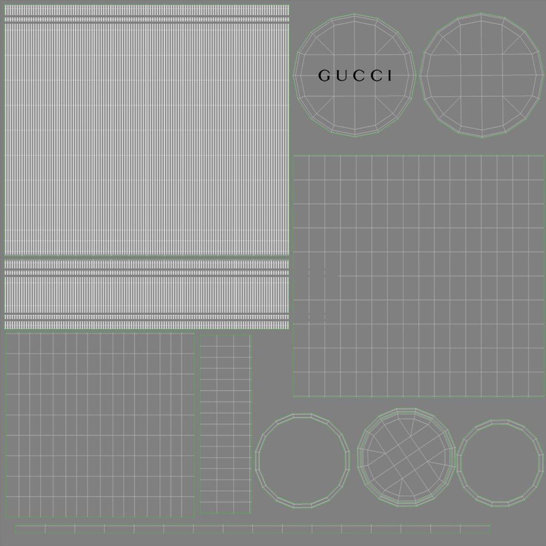 3D Model Gucci Rouge A Levres Satin Lipstick - TurboSquid 2220773