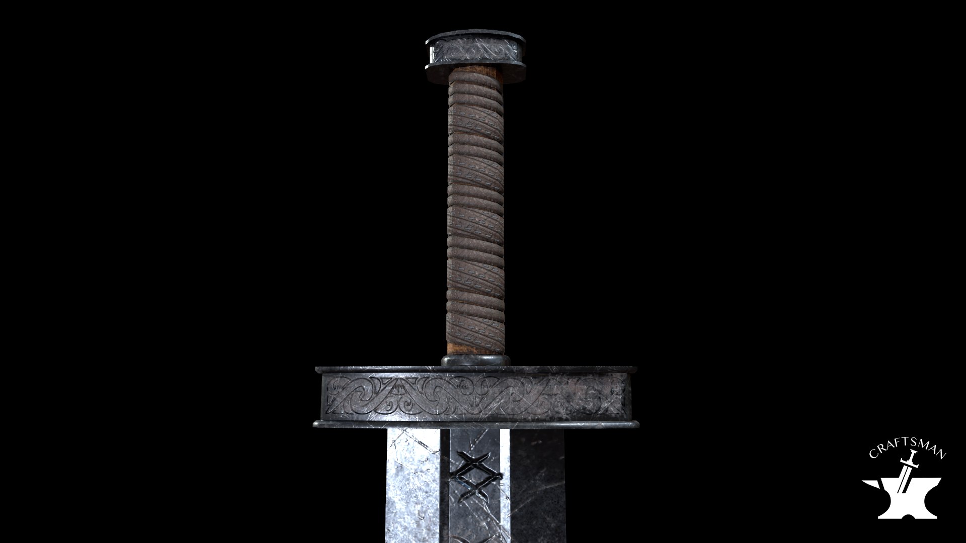 Free 3D Realistic Viking Sword - TurboSquid 2047899
