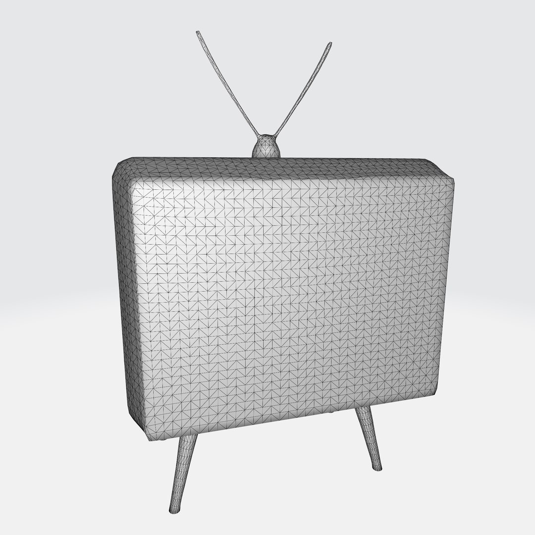 3D Vintage Television - TurboSquid 2274629