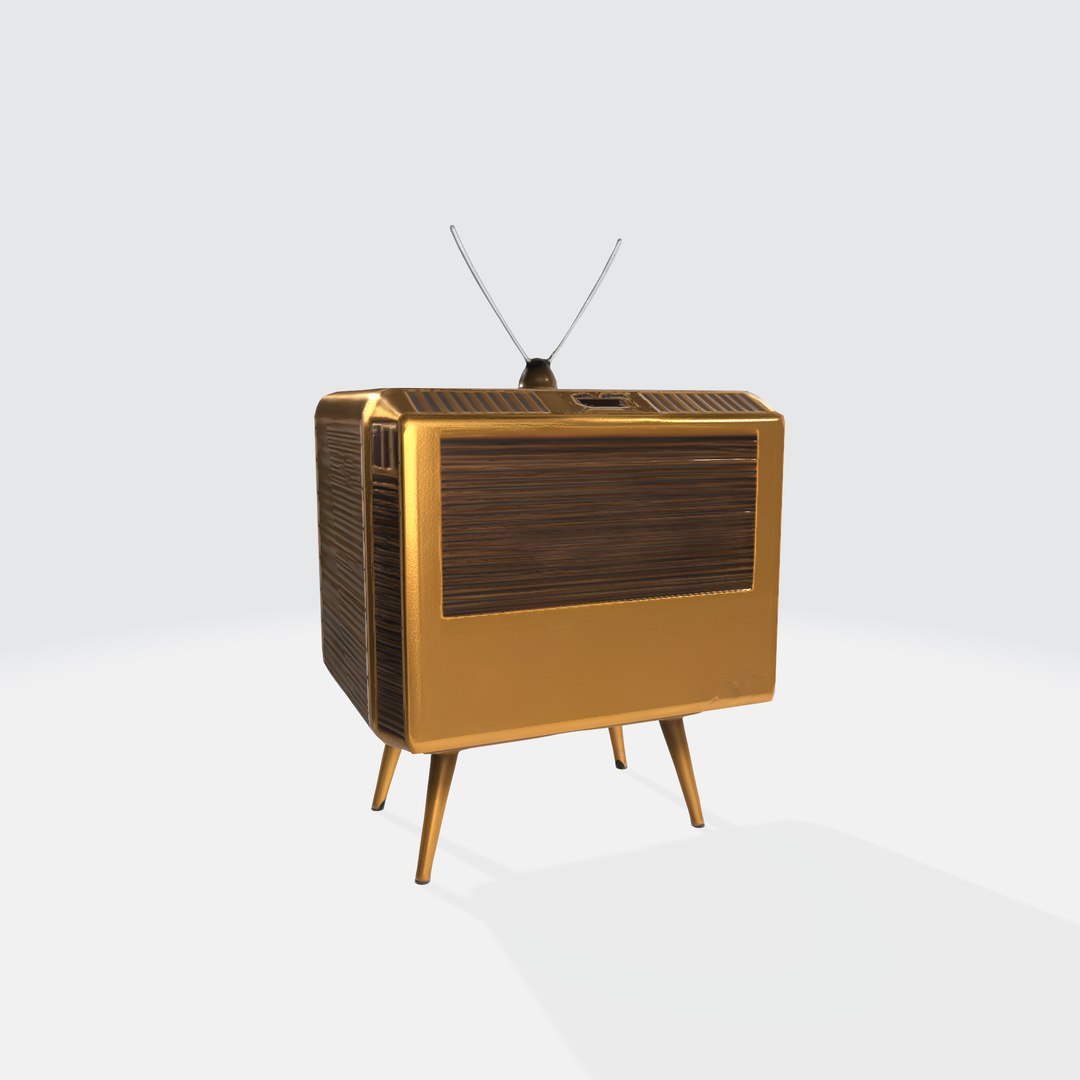 3D Vintage Television - TurboSquid 2274629