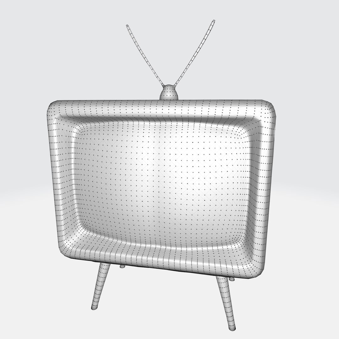 3D Vintage Television - TurboSquid 2274629