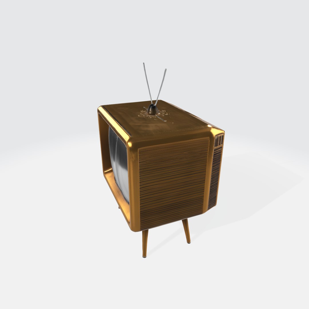 3D Vintage Television - TurboSquid 2274629