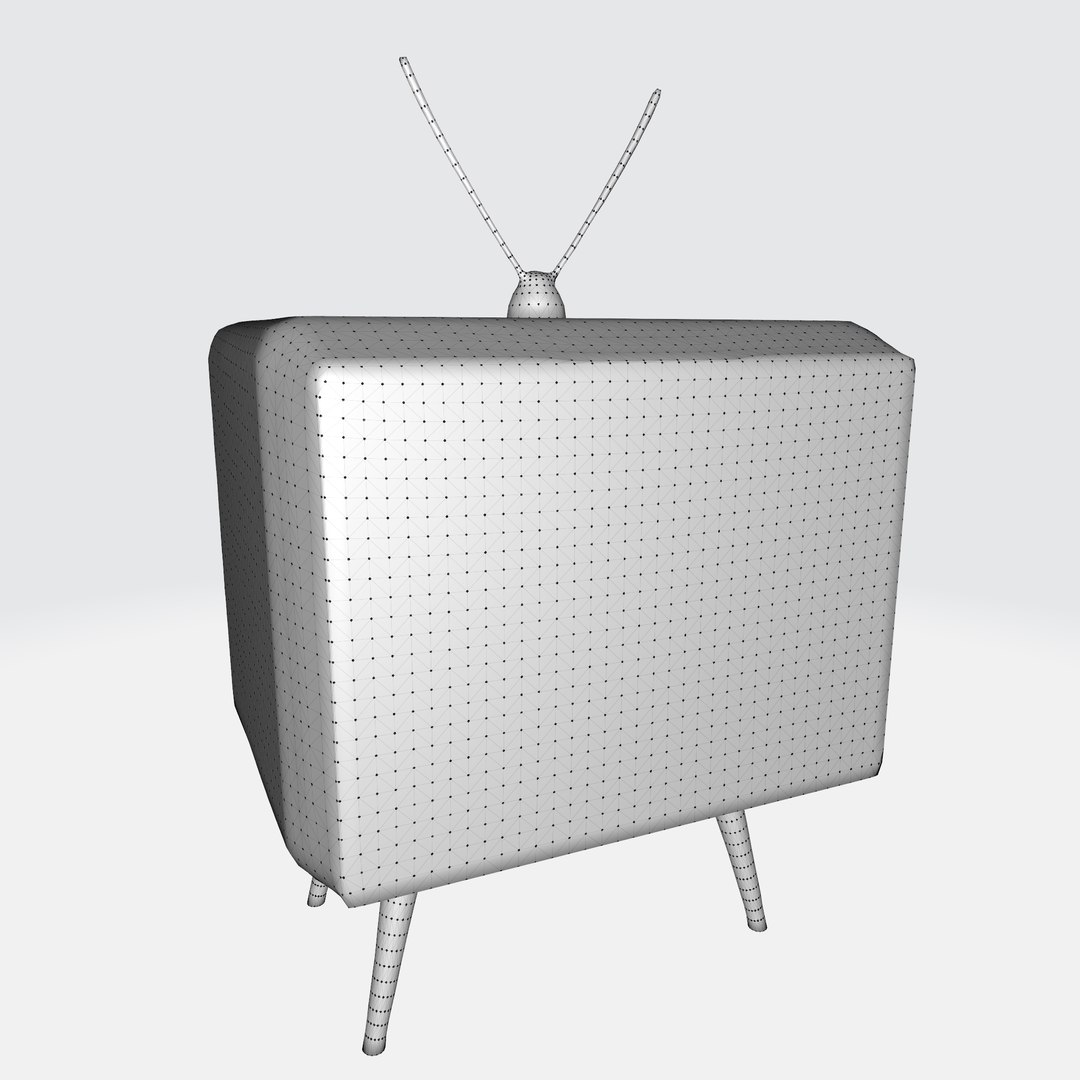 3D Vintage Television - TurboSquid 2274629