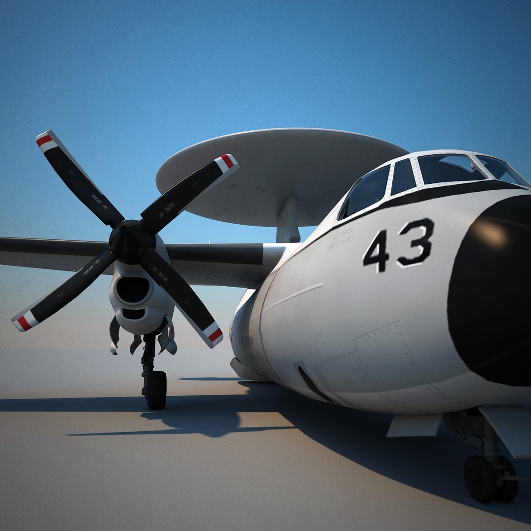 3dsmax northrop grumman e-2 hawkeye