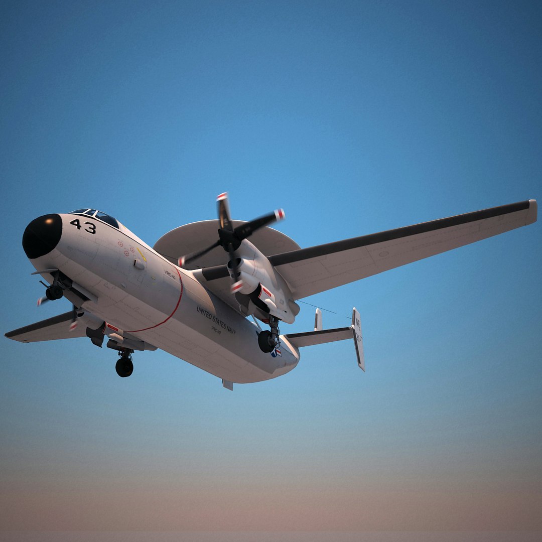 3dsmax northrop grumman e-2 hawkeye