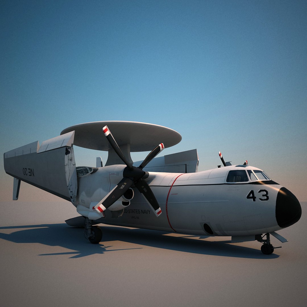 3dsmax northrop grumman e-2 hawkeye