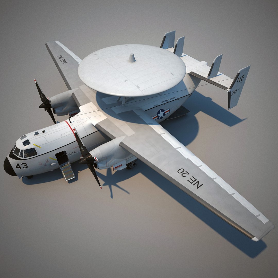 3dsmax northrop grumman e-2 hawkeye