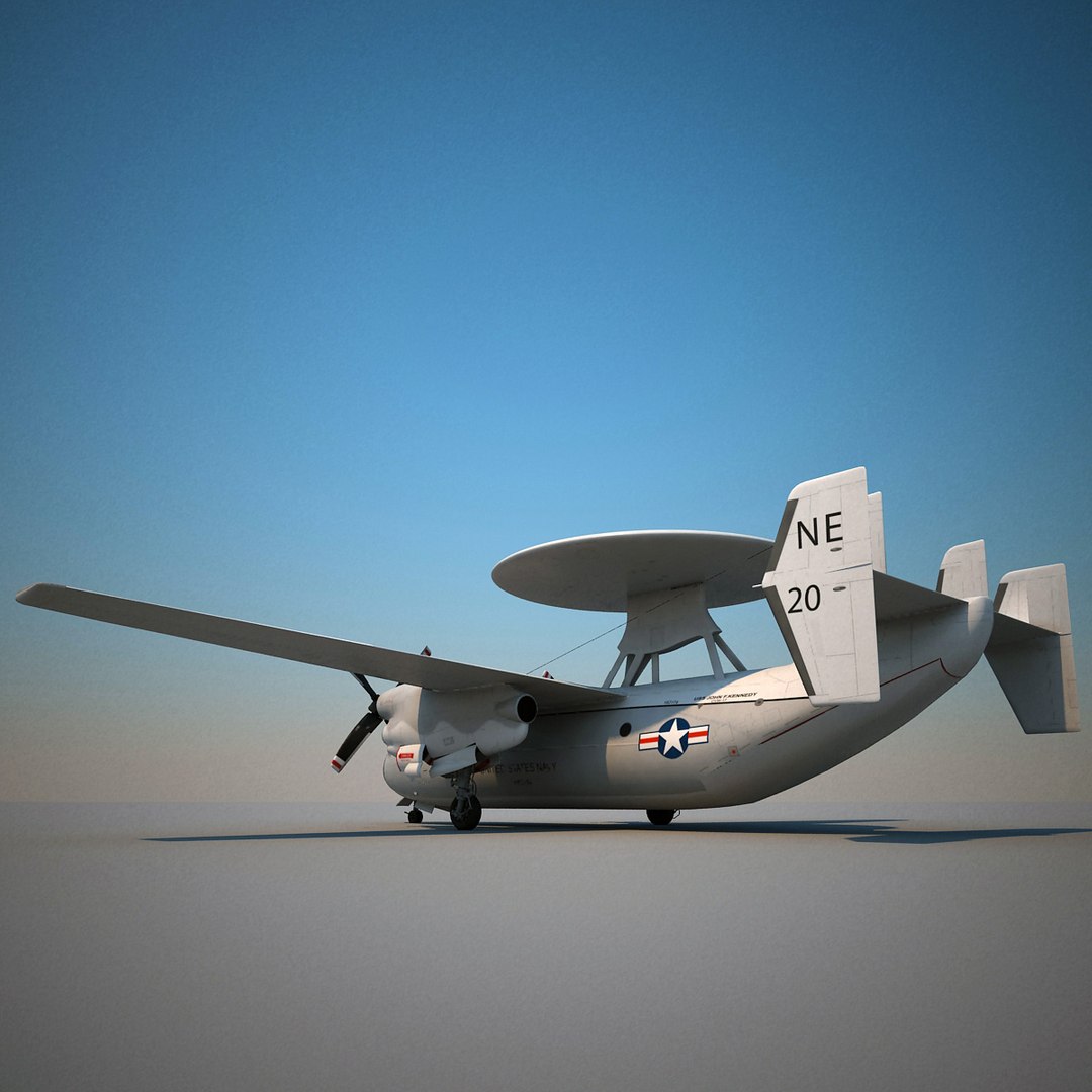 3dsmax northrop grumman e-2 hawkeye
