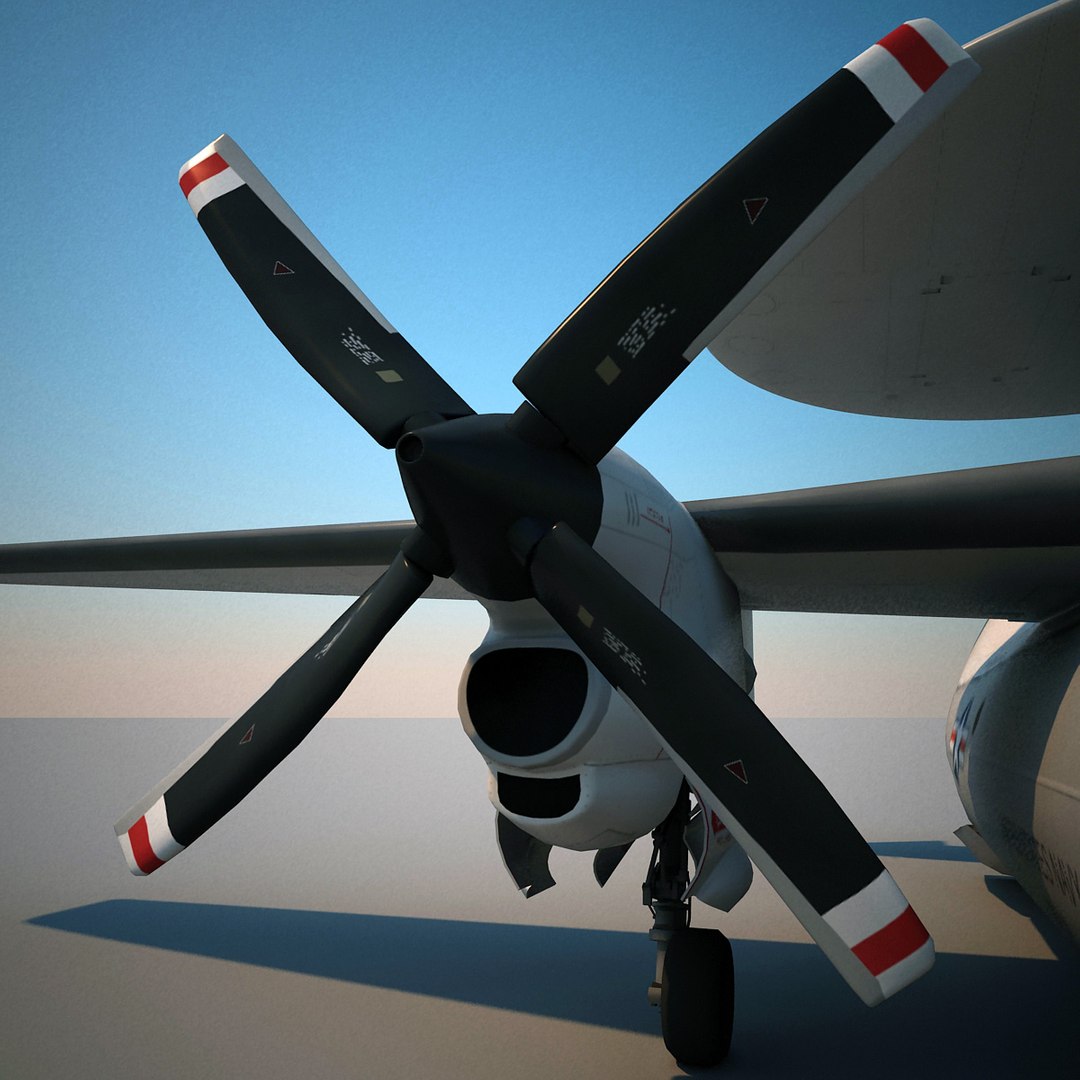 3dsmax northrop grumman e-2 hawkeye
