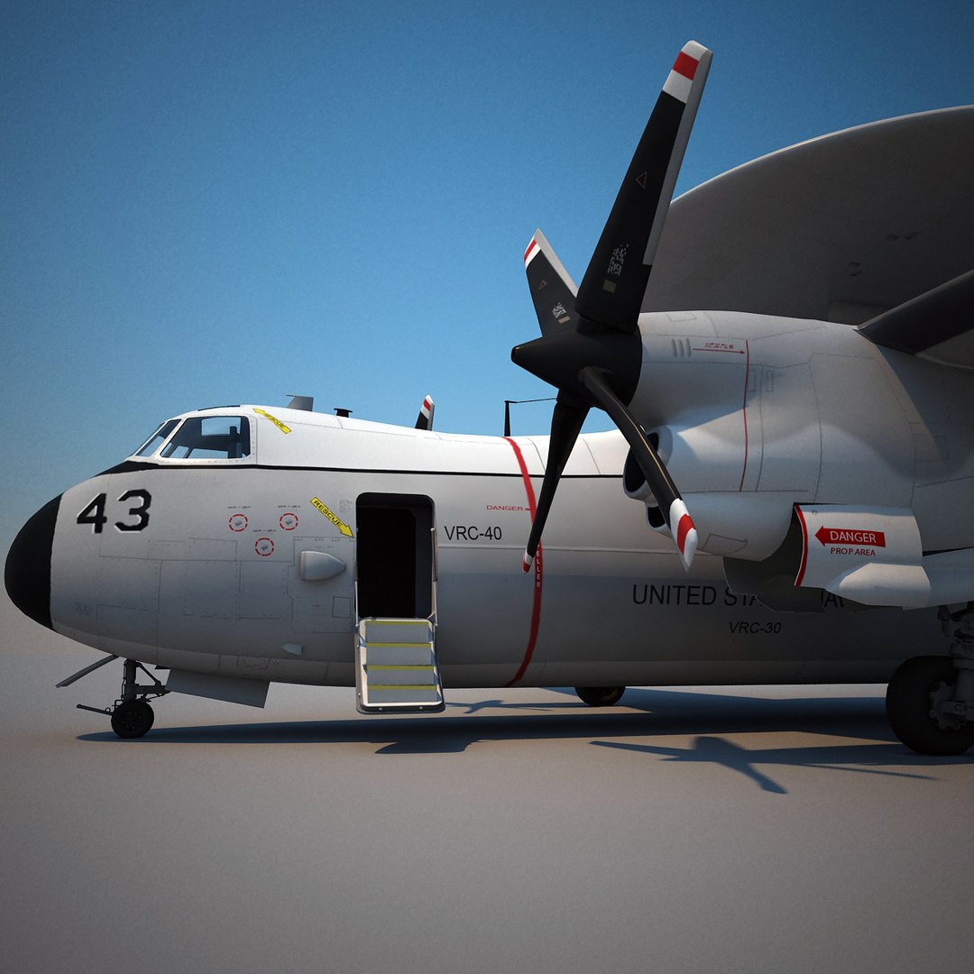3dsmax northrop grumman e-2 hawkeye