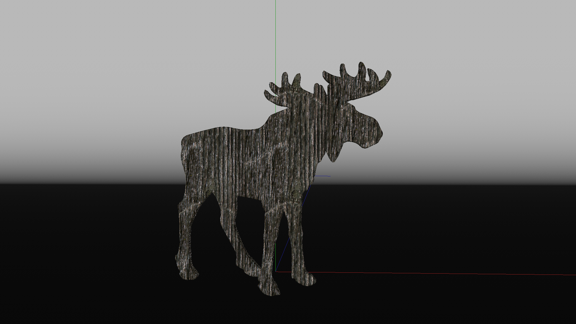 Moose Silhouette 3D - TurboSquid 1830710