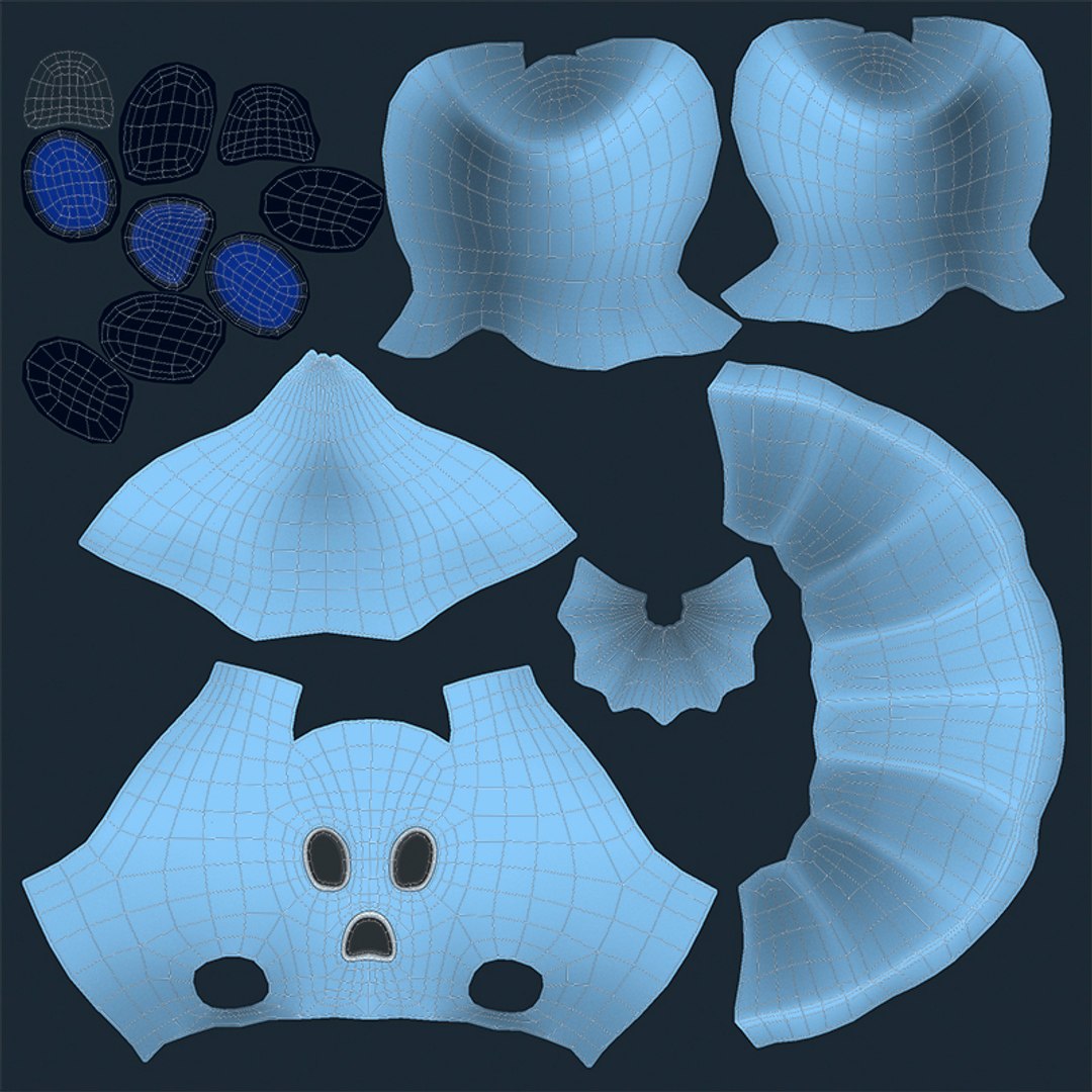 Ghost Cartoon 3D Model - TurboSquid 1190329