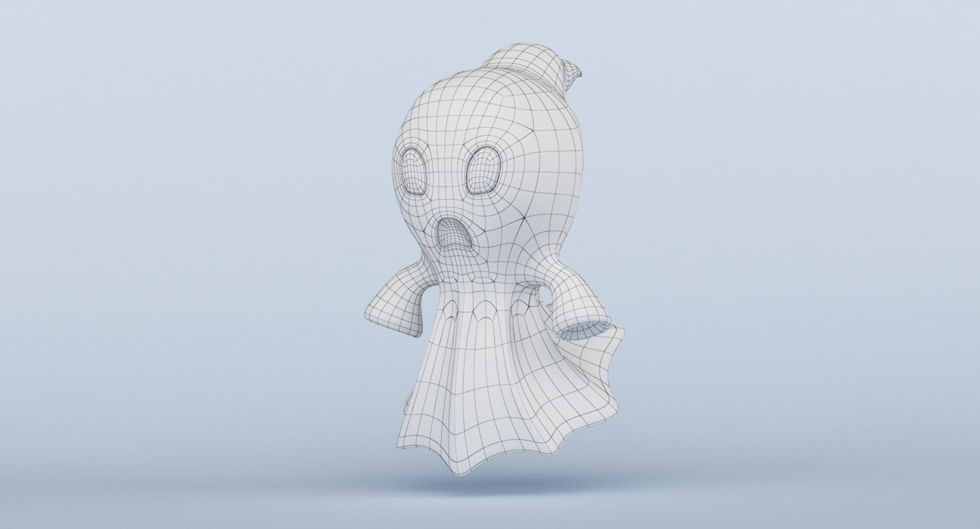 Ghost Cartoon 3D Model - TurboSquid 1190329