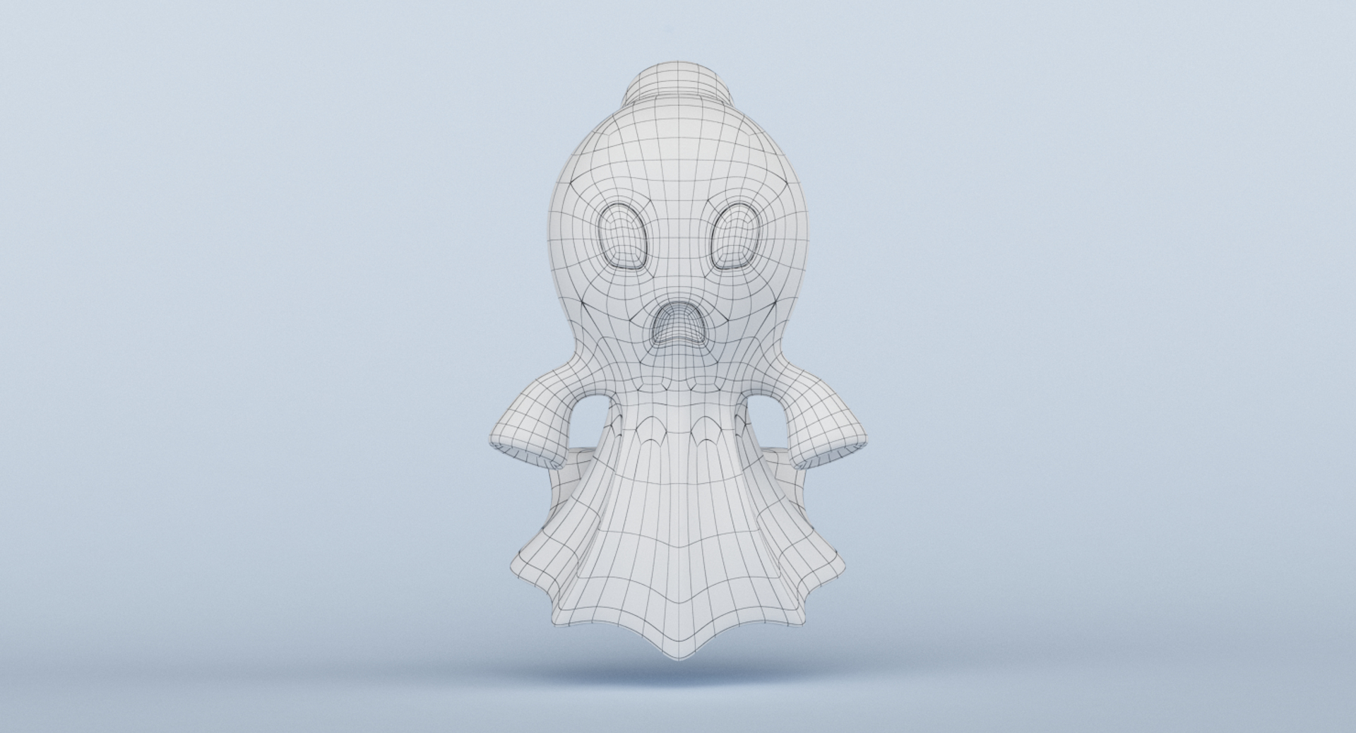 Ghost Cartoon 3D Model - TurboSquid 1190329
