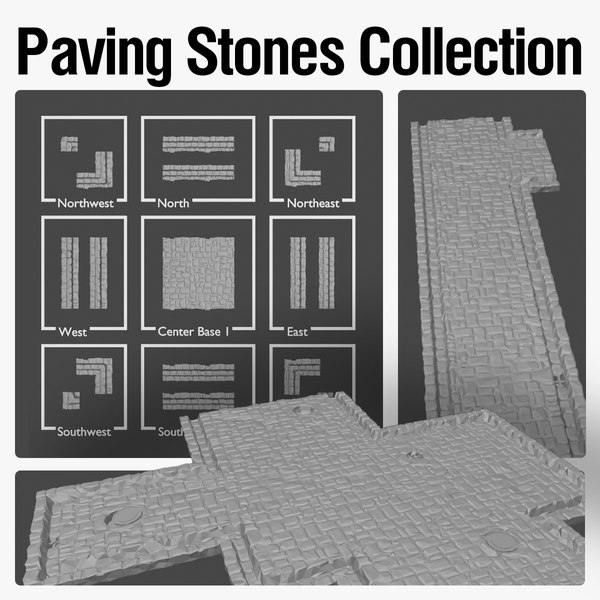 Paving Stone 3D model - TurboSquid 1981208