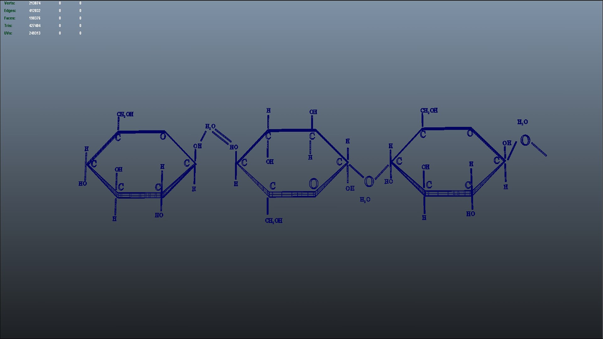 Cellulose 3D Model - TurboSquid 1793892