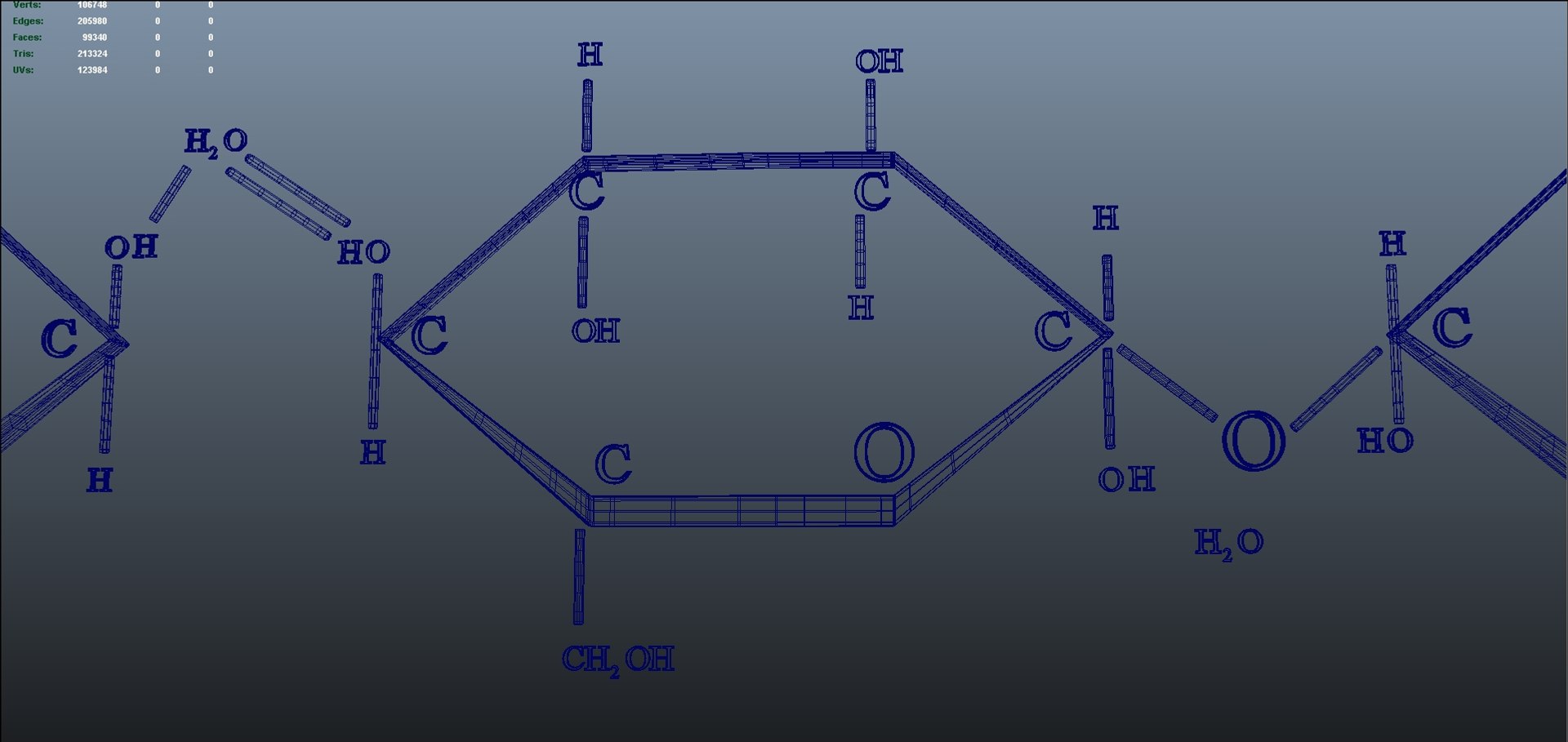 Cellulose 3D Model - TurboSquid 1793892