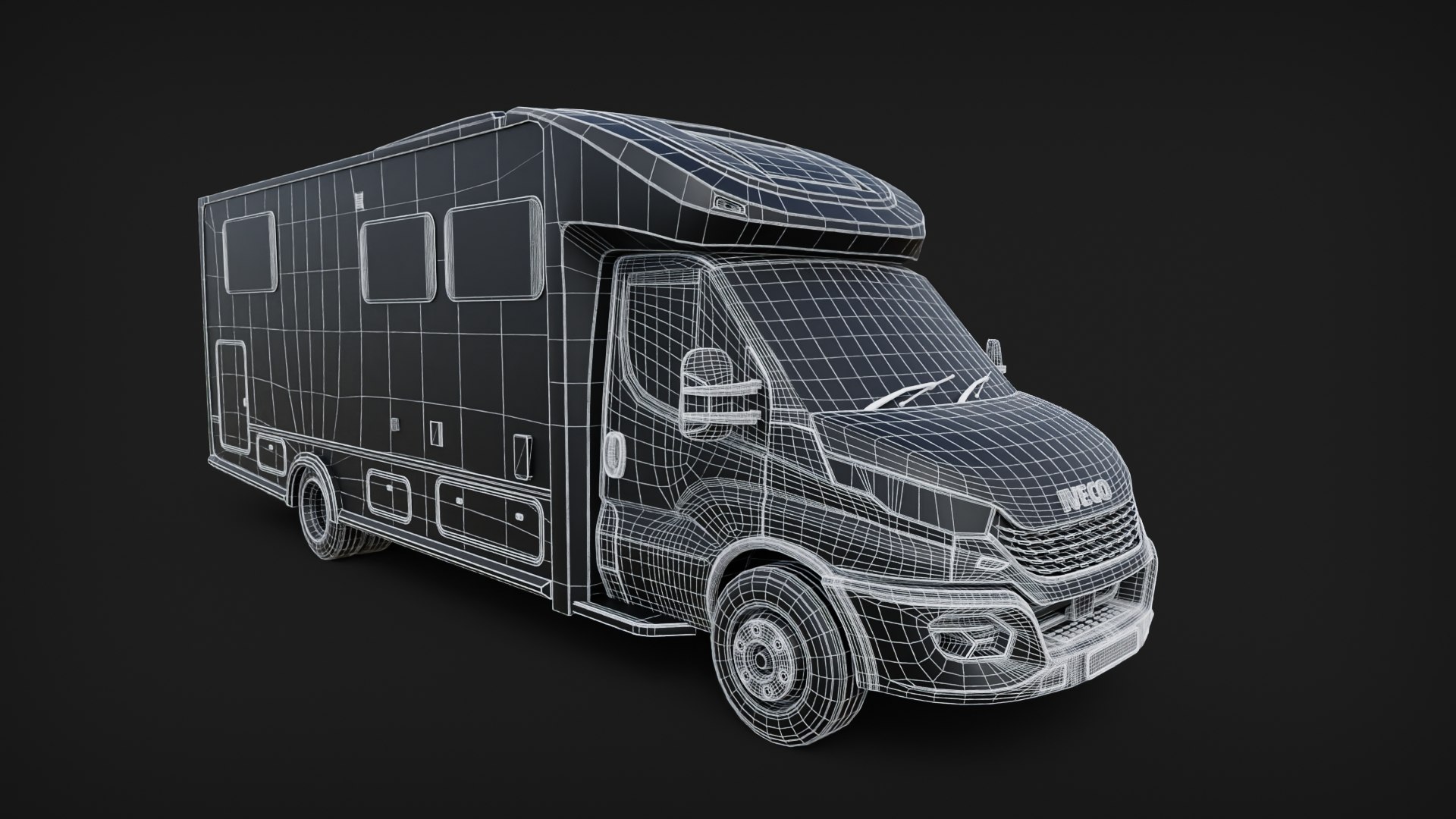 IVECO Daily Motorhome RV 3D Model - TurboSquid 2229620