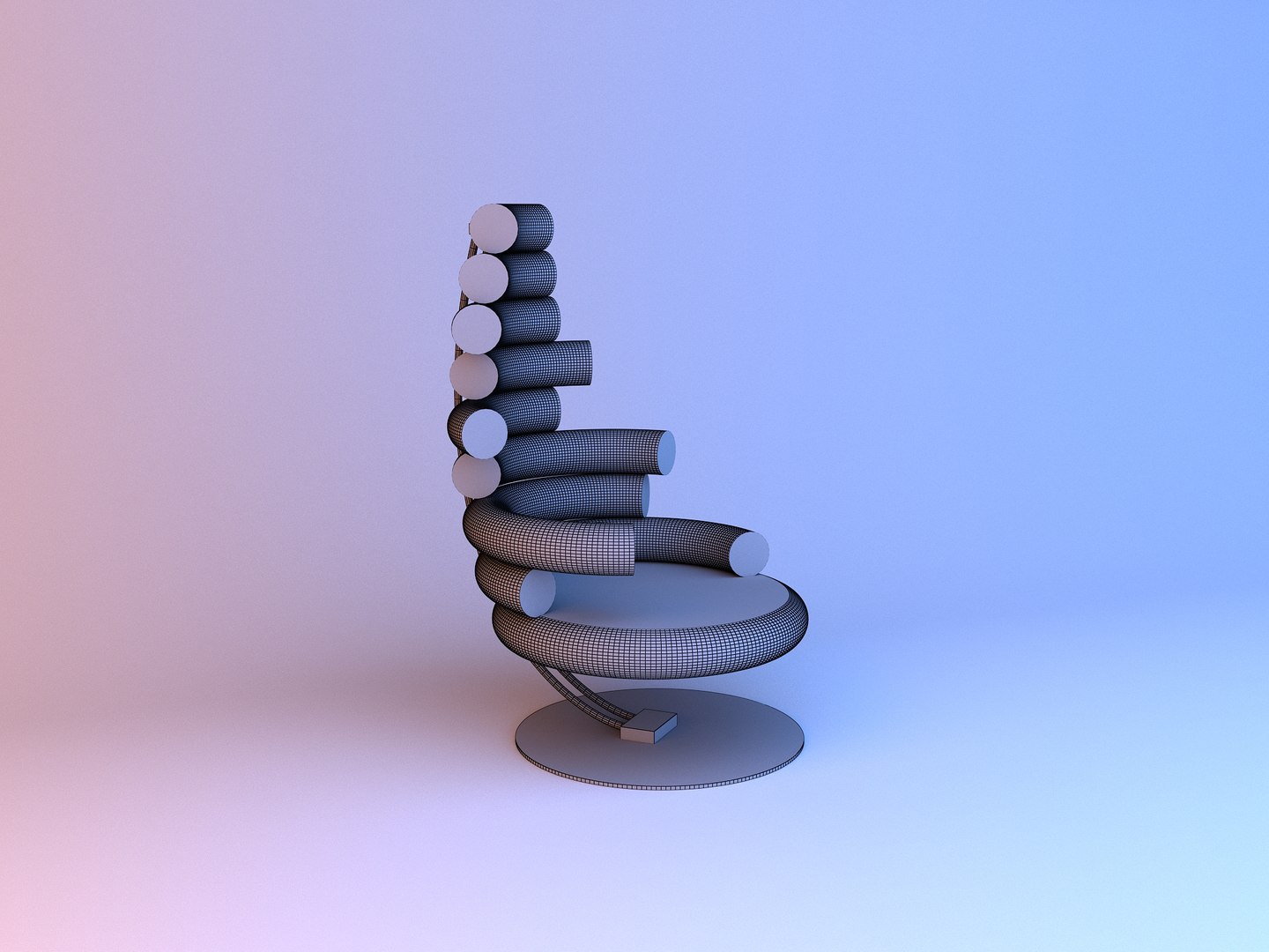 3D 3xr Chair Adjustable Rotatable Lounge - TurboSquid 1735889