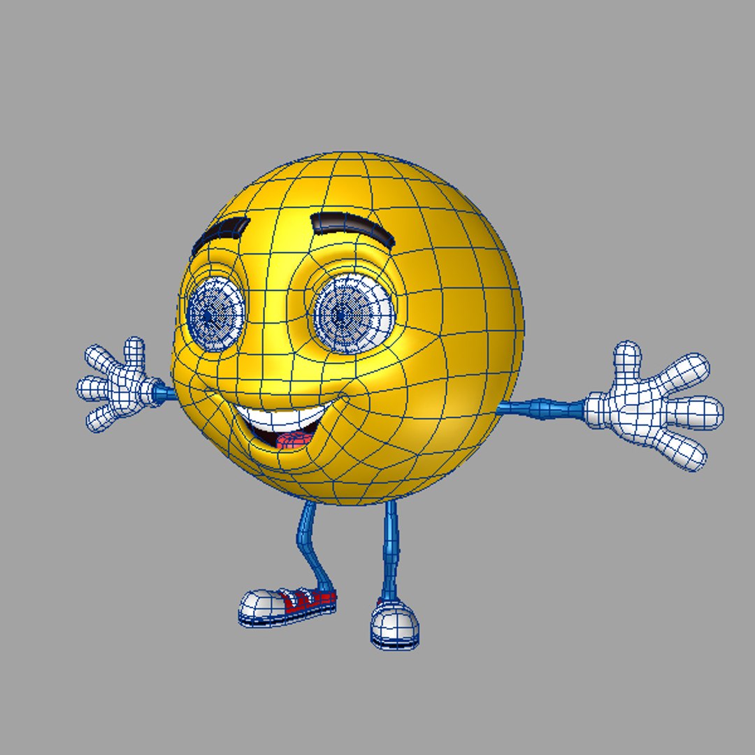 Cool Cartoon Heart 3d Model