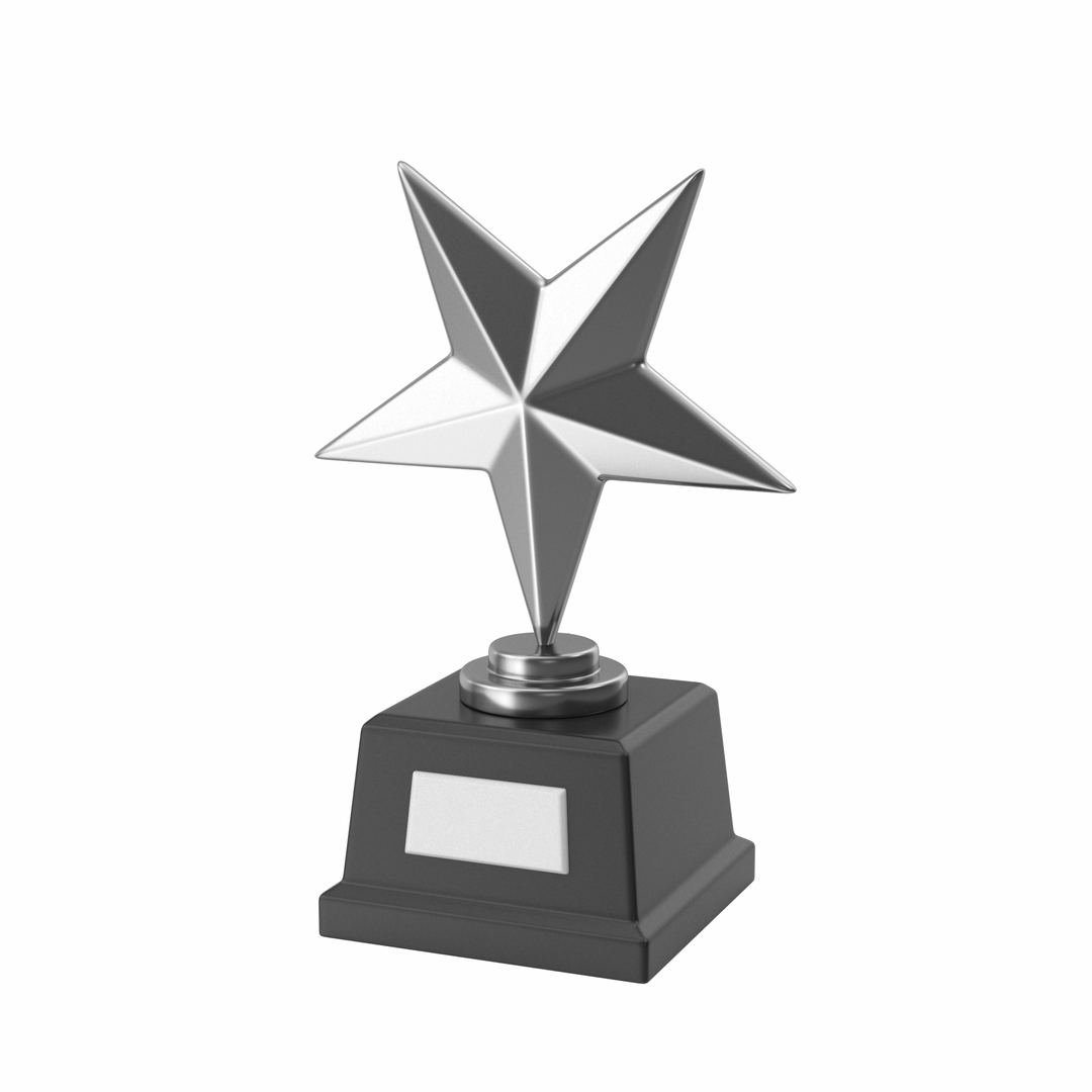 Star Trophy Awards 3D Model - TurboSquid 1903233