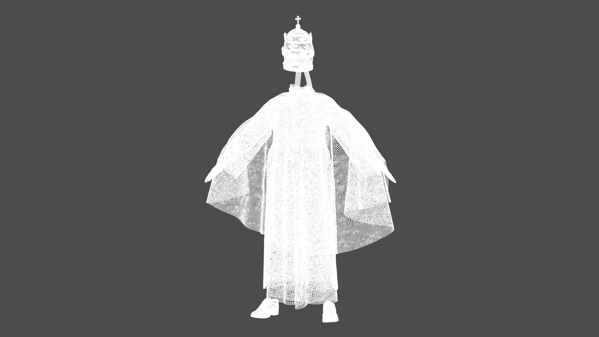 Prelate Priest Rigged Low-poly 3D Model 3D Model - TurboSquid 2366463