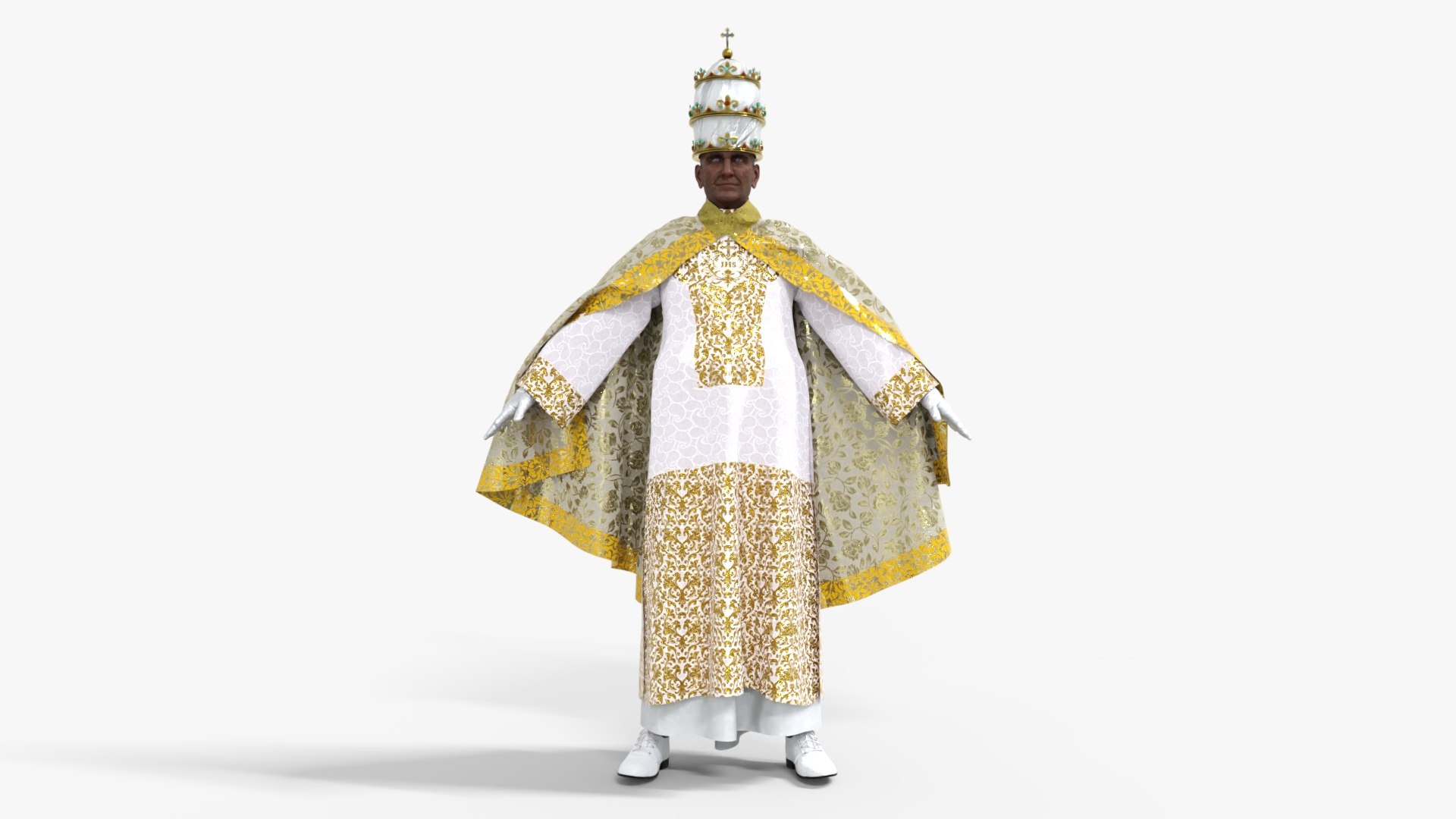 Prelate Priest Rigged Low-poly 3D Model 3D Model - TurboSquid 2366463