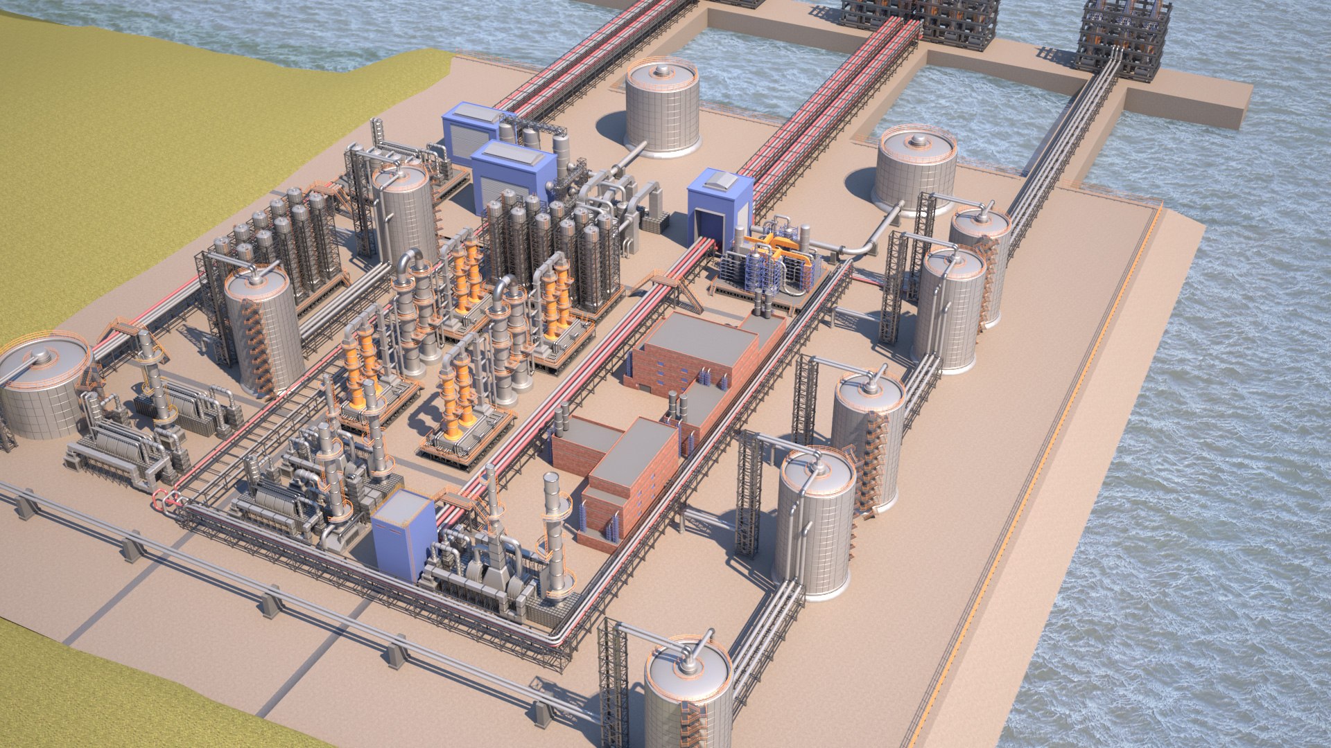 3D LNG Port 8 - TurboSquid 2118640