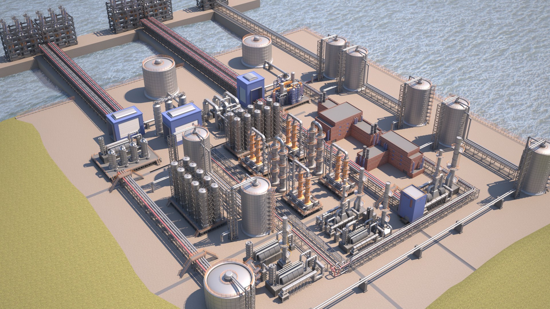 3D LNG Port 8 - TurboSquid 2118640