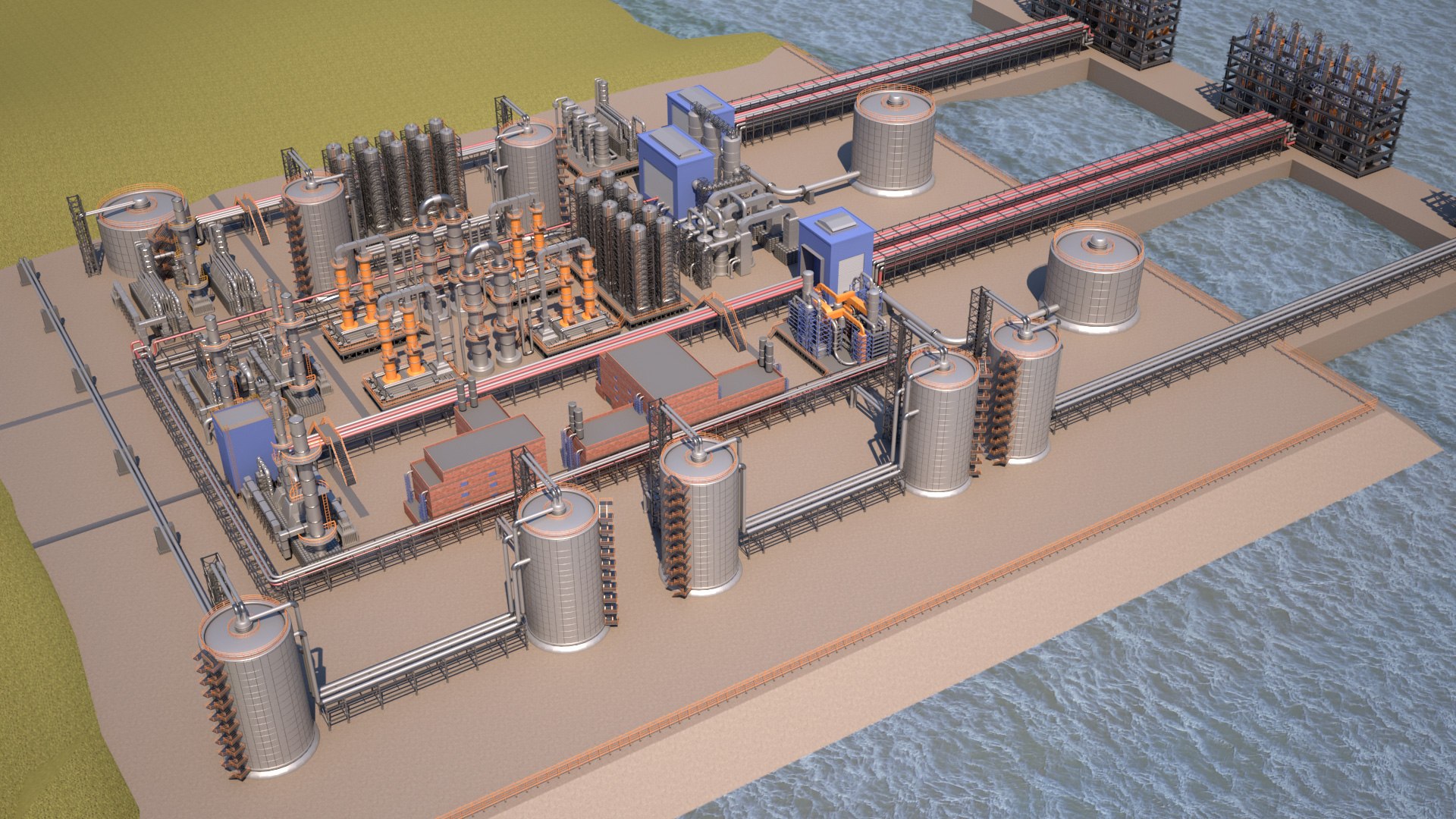 3D LNG Port 8 - TurboSquid 2118640