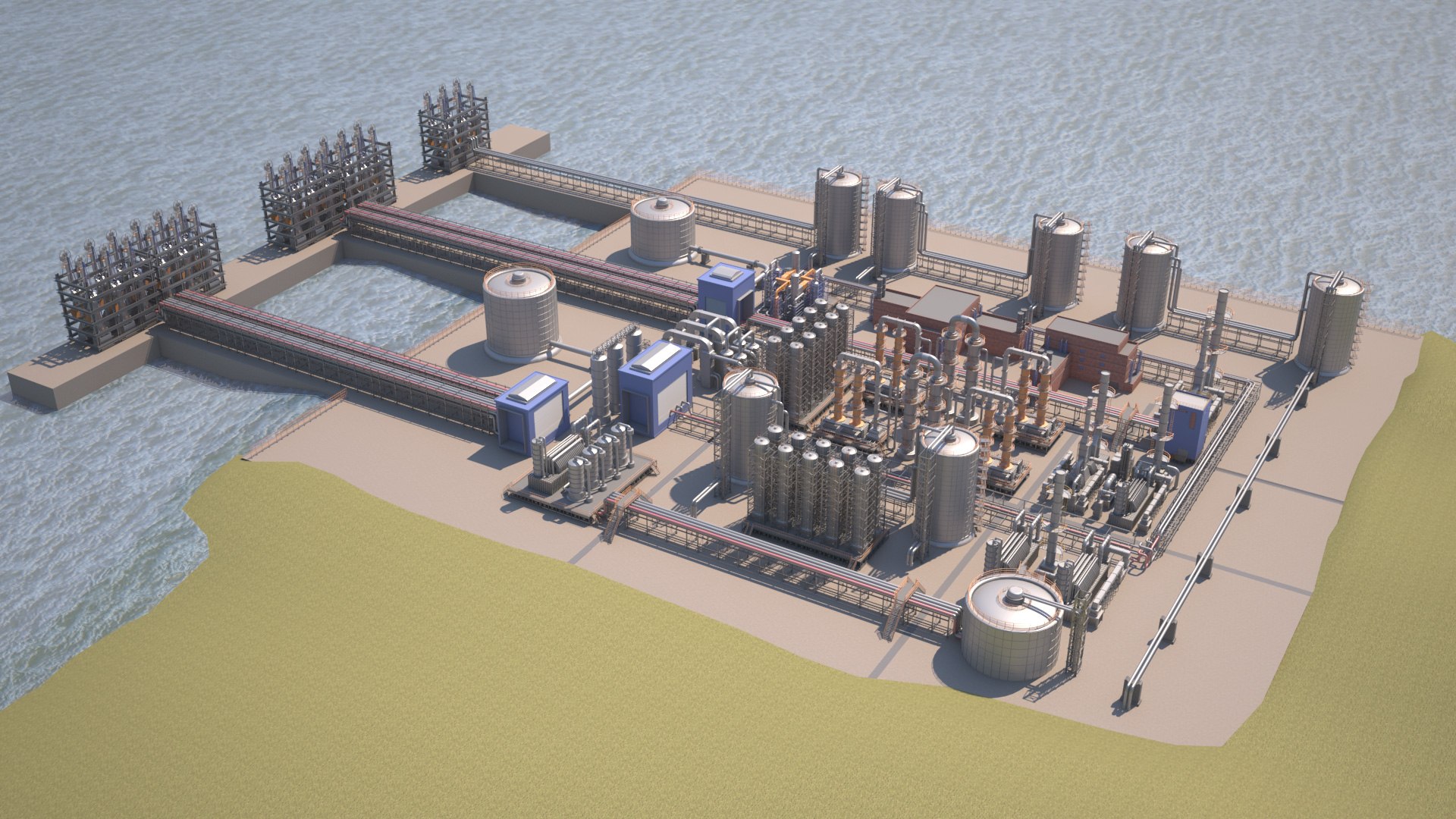 3D LNG Port 8 - TurboSquid 2118640