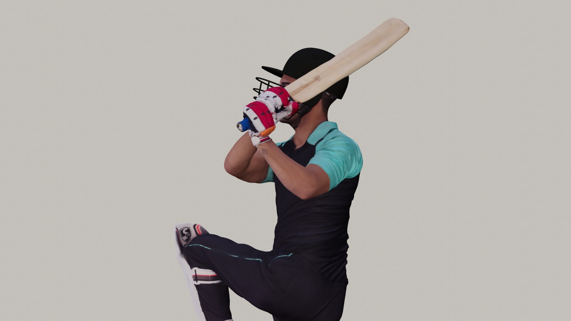 3D Cricketer Batsman Model - TurboSquid 2022659