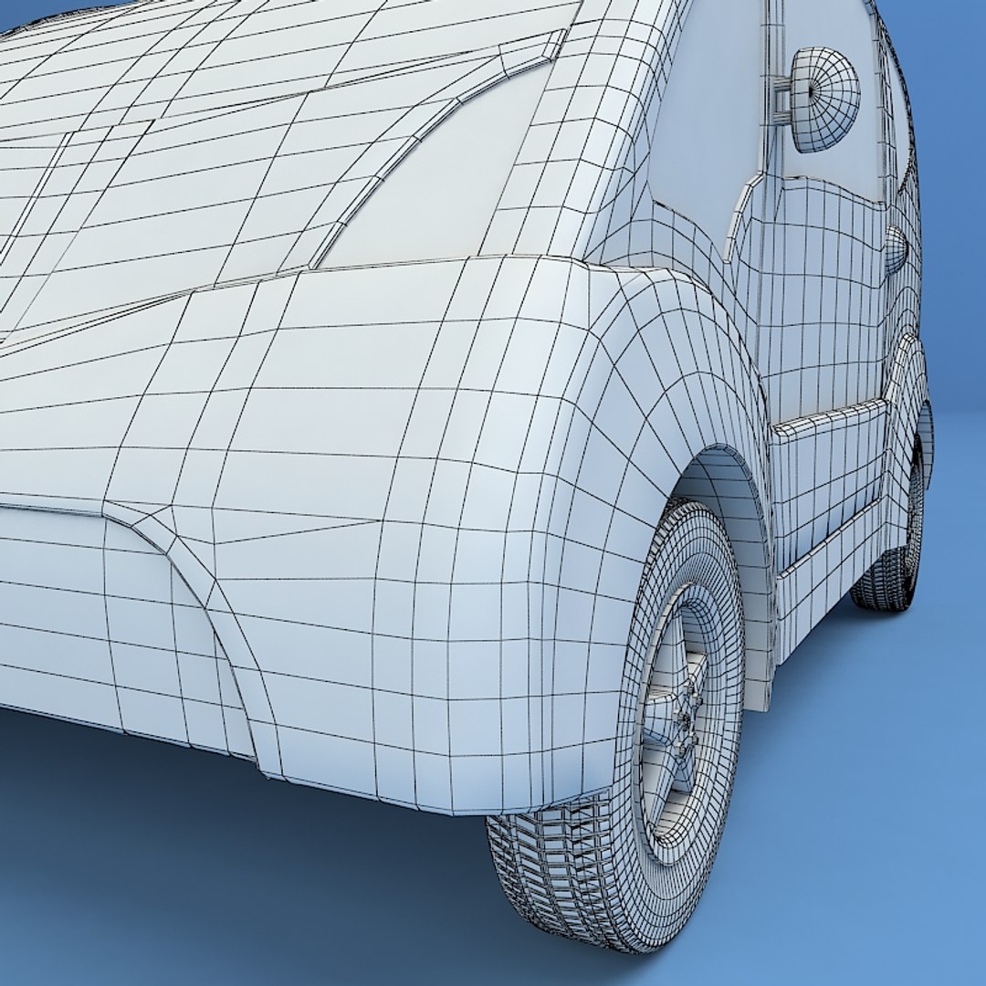 new car mini cat 3d model