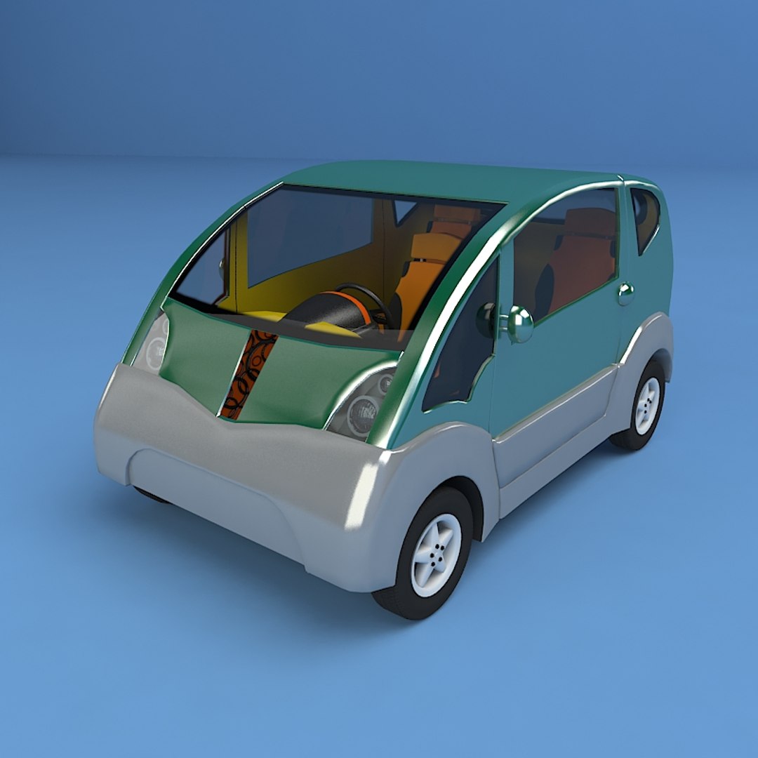 new car mini cat 3d model