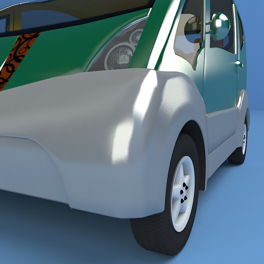 new car mini cat 3d model