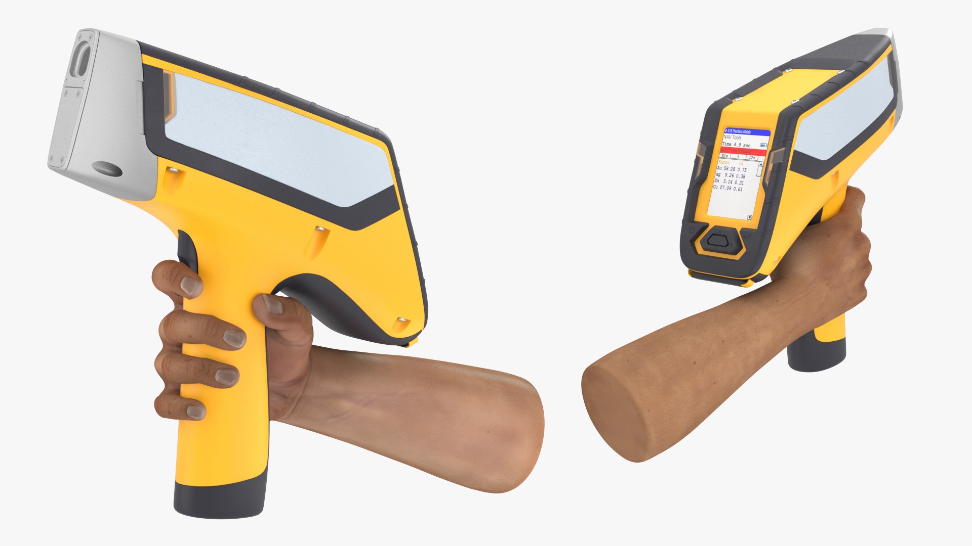 Portable XRF Scanner Held By Man Model - TurboSquid 2384767