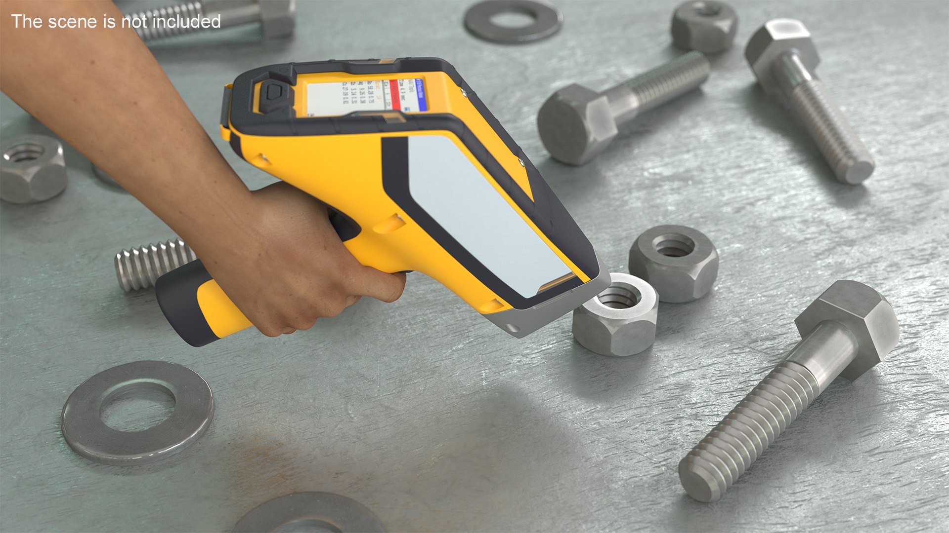 Portable XRF Scanner Held By Man Model - TurboSquid 2384767