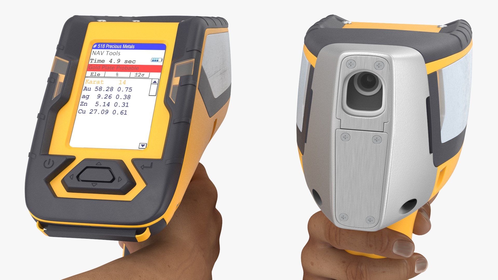 Portable XRF Scanner Held By Man Model - TurboSquid 2384767