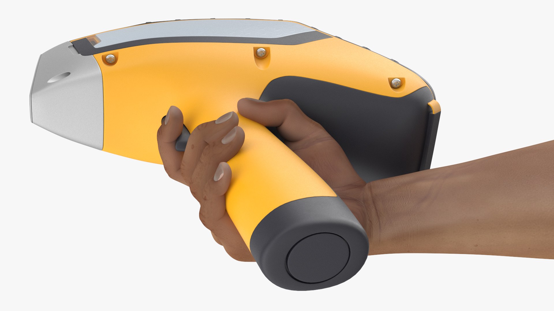 Portable XRF Scanner Held By Man Model - TurboSquid 2384767
