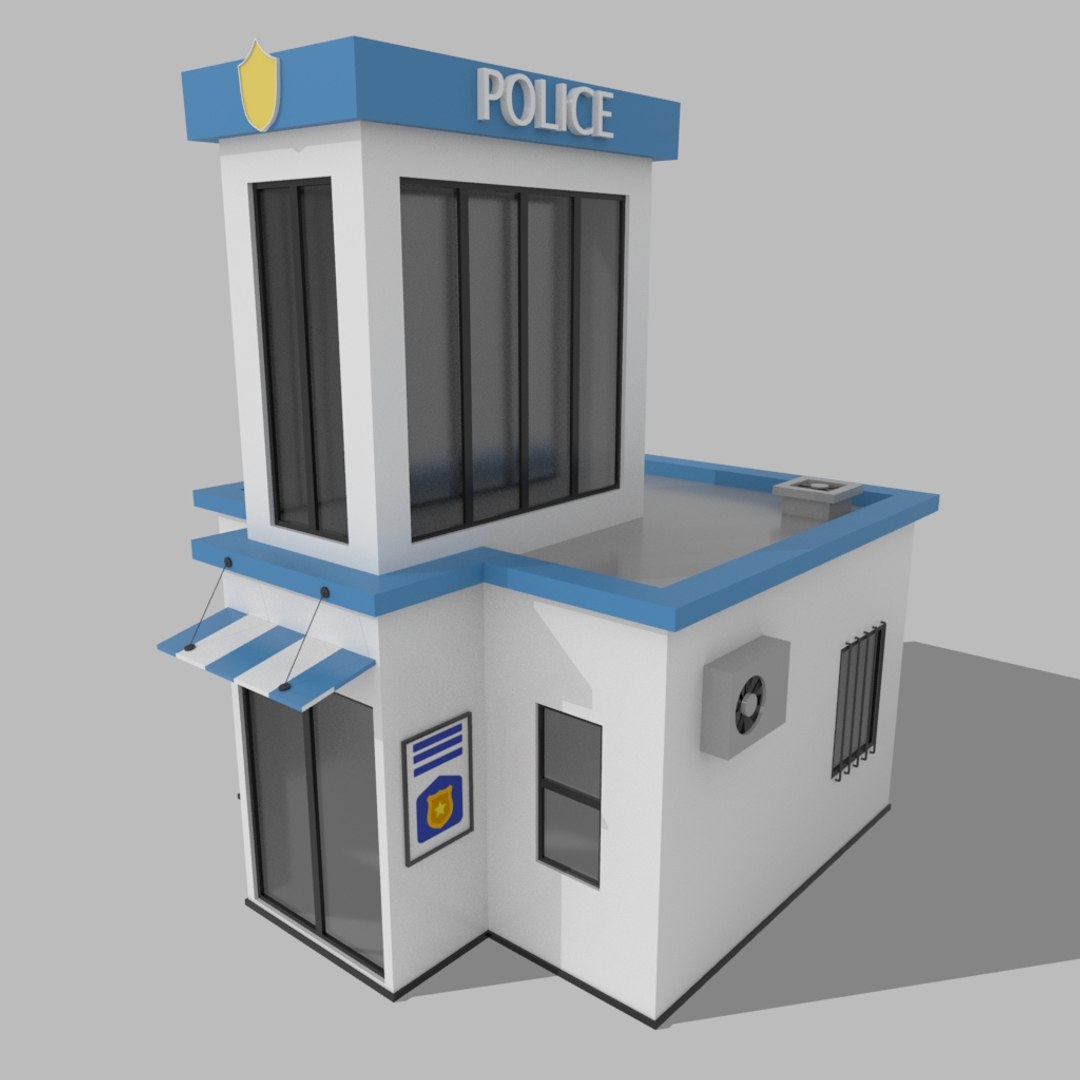Police 3D Model - TurboSquid 1682641