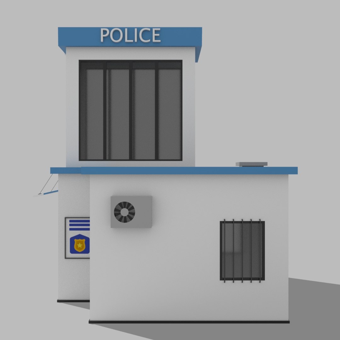 Police 3D Model - TurboSquid 1682641