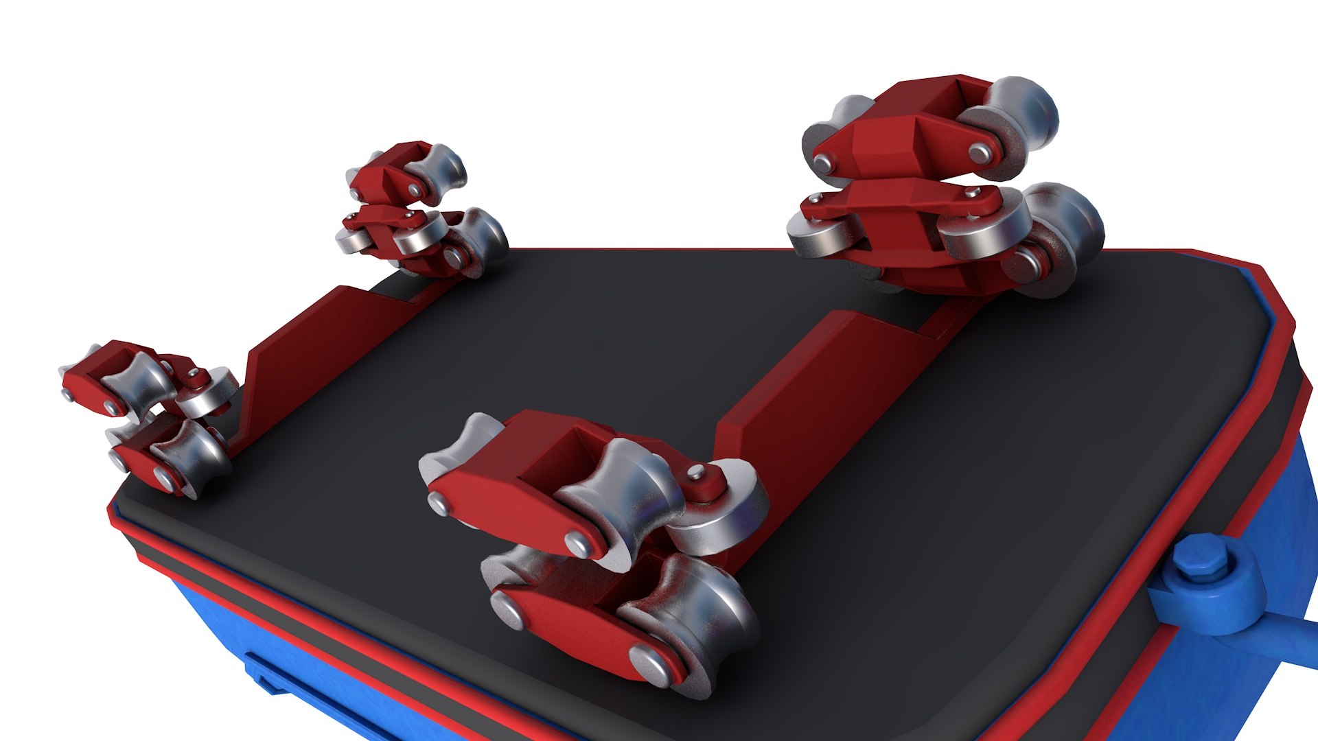 3D Model Roller Coaster Track - TurboSquid 1886235