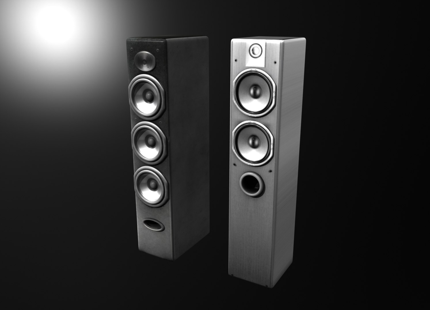 3d Model Speaker Loudspeaker