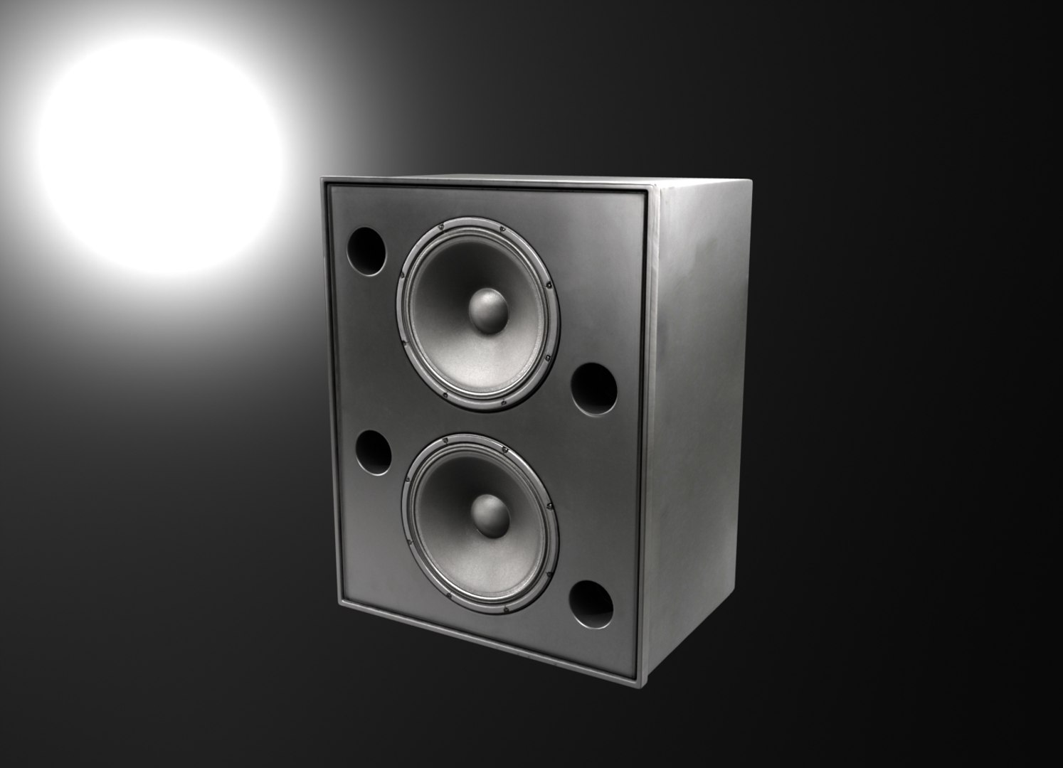 3d Model Speaker Loudspeaker