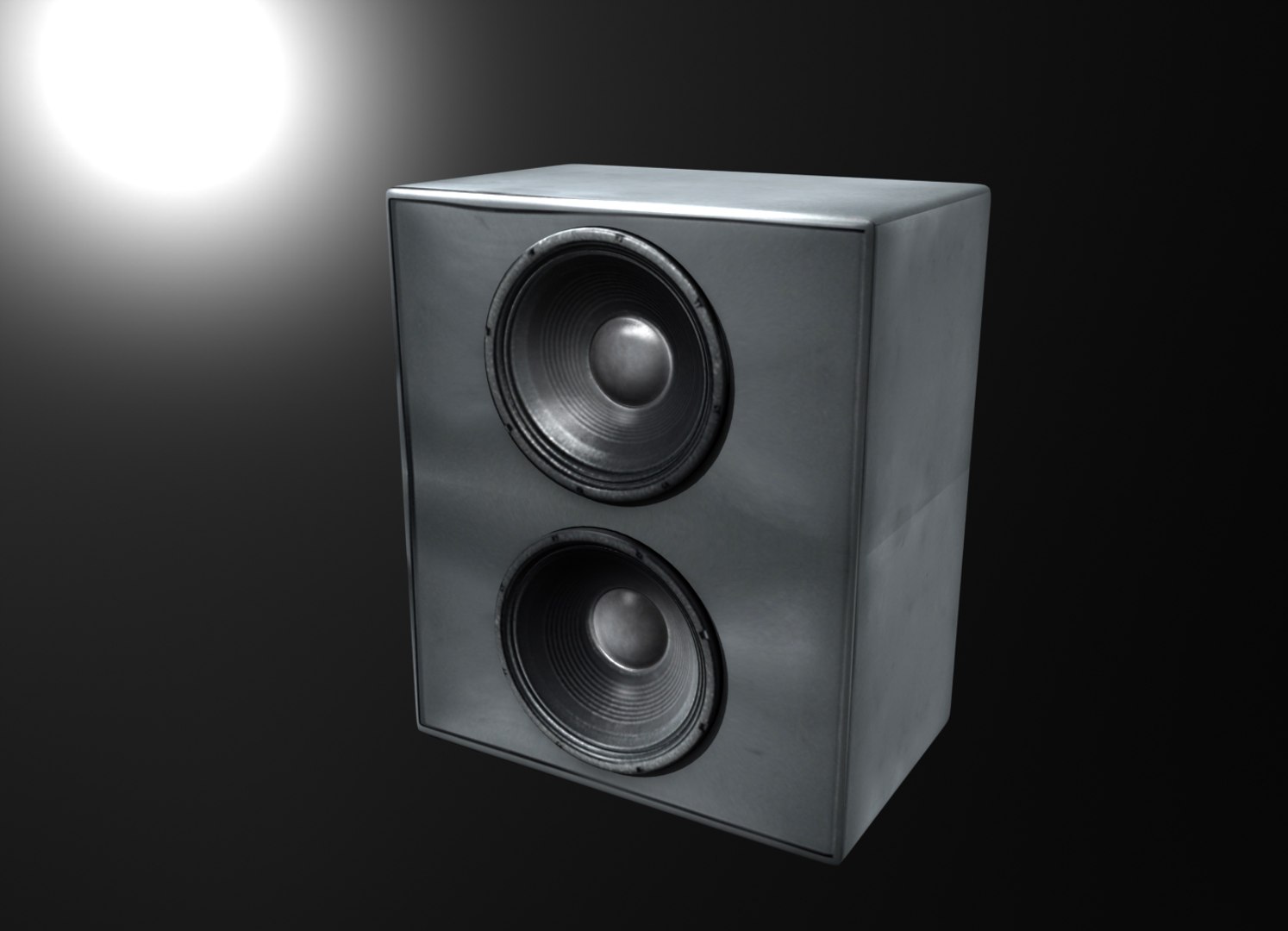 3d Model Speaker Loudspeaker