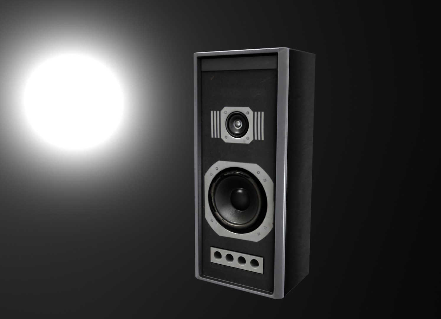 3d Model Speaker Loudspeaker