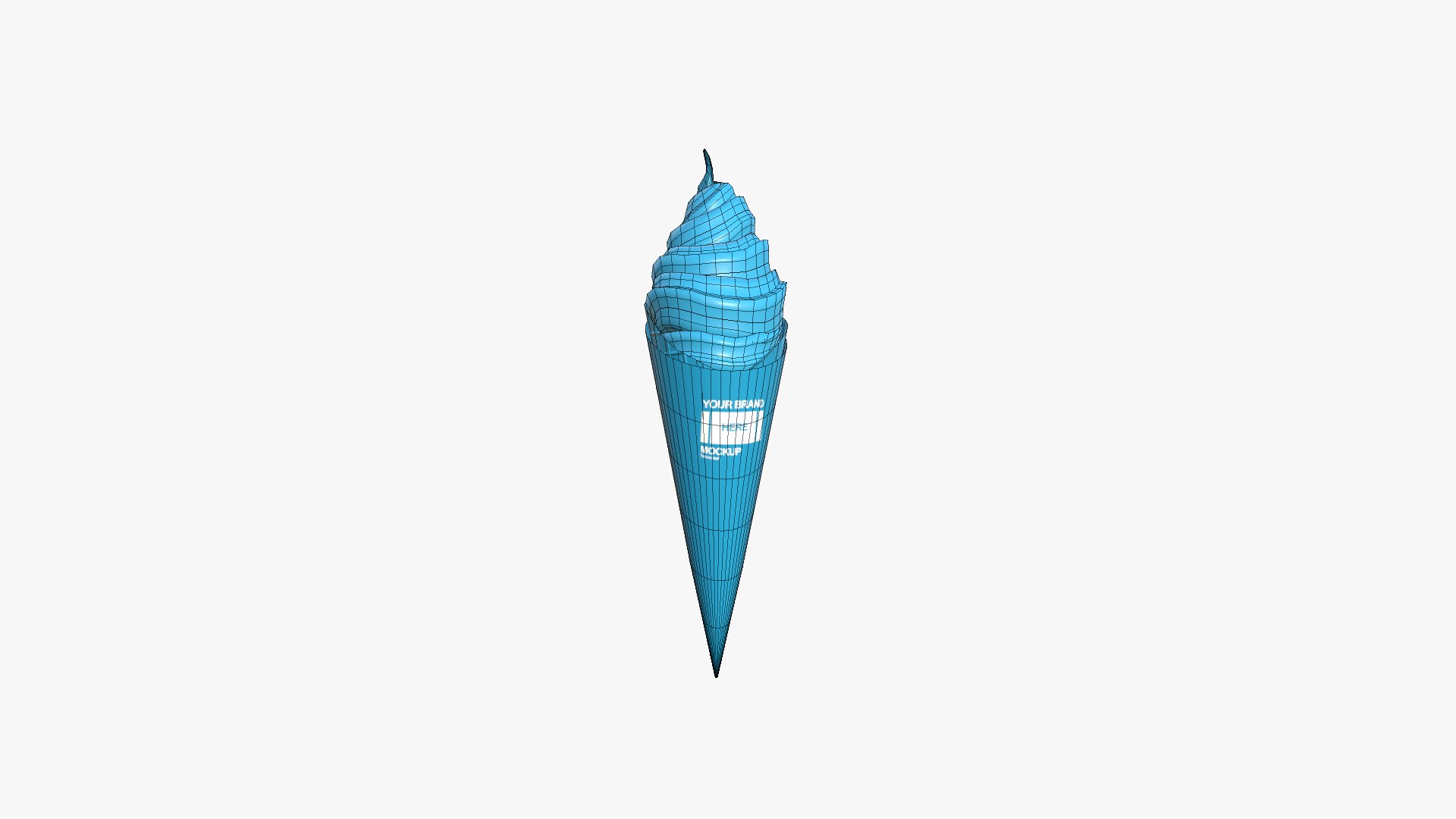 Ice Cream A07 - Blank Mock Up Basic Template 3D - TurboSquid 2092606