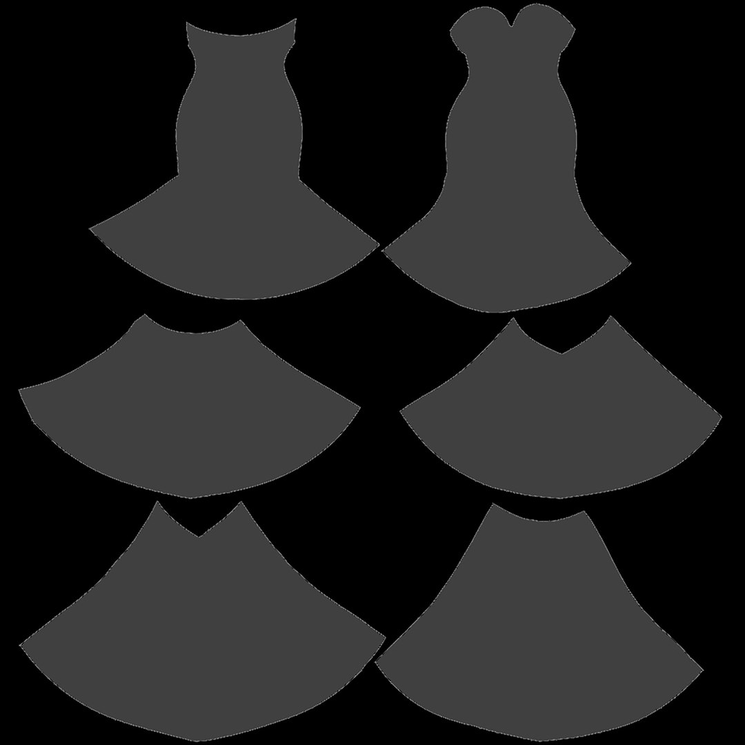 3 Tiers Wedding Dress model - TurboSquid 1760240