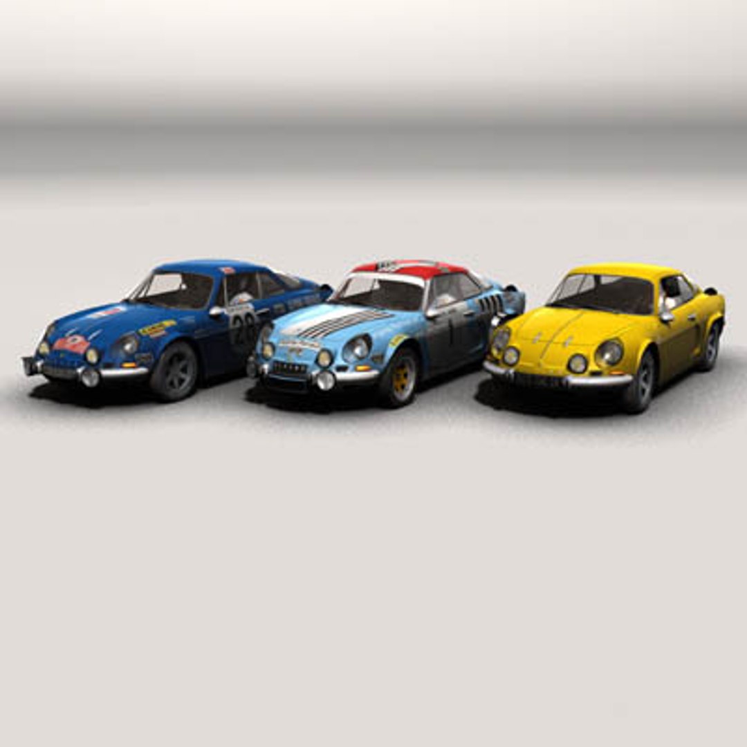 3d Model Renault Alpine Cars