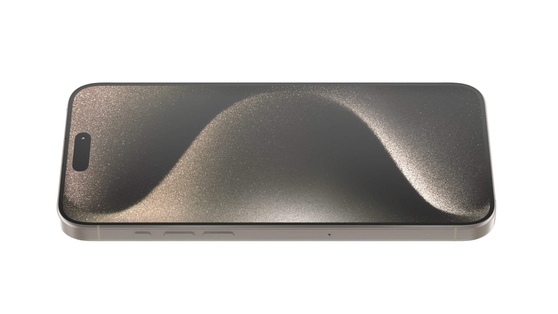 Apple IPhone 15 Pro Max Natural Titanium 3D Model - TurboSquid 2129186